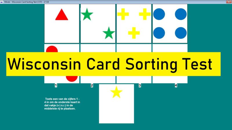 Wisconsin Card Sorting Test – Testmanager MINDS