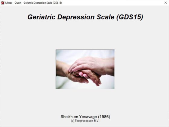 GDS-15 EN GDS-30 – Geriatric Depression Scale – Testmanager MINDS