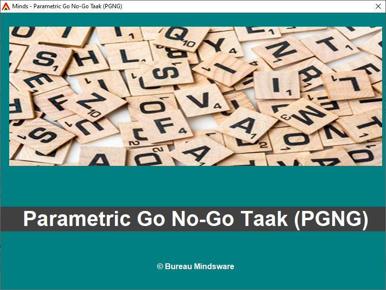 PGNG -Parametric Go No-Go Test – Testmanager MINDS